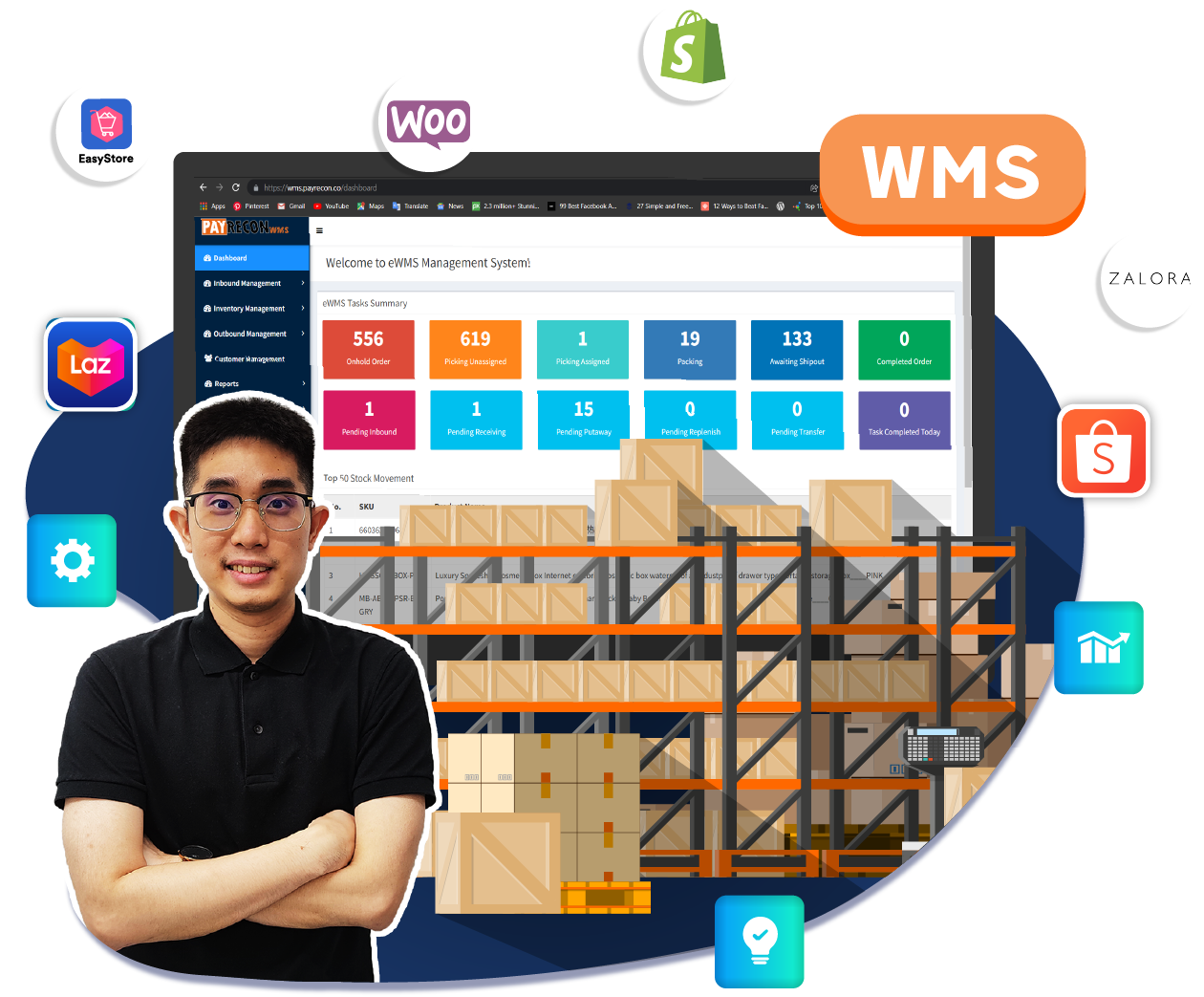 PayRecon WMS Lite : WMS Tool to modernize your warehouse operations